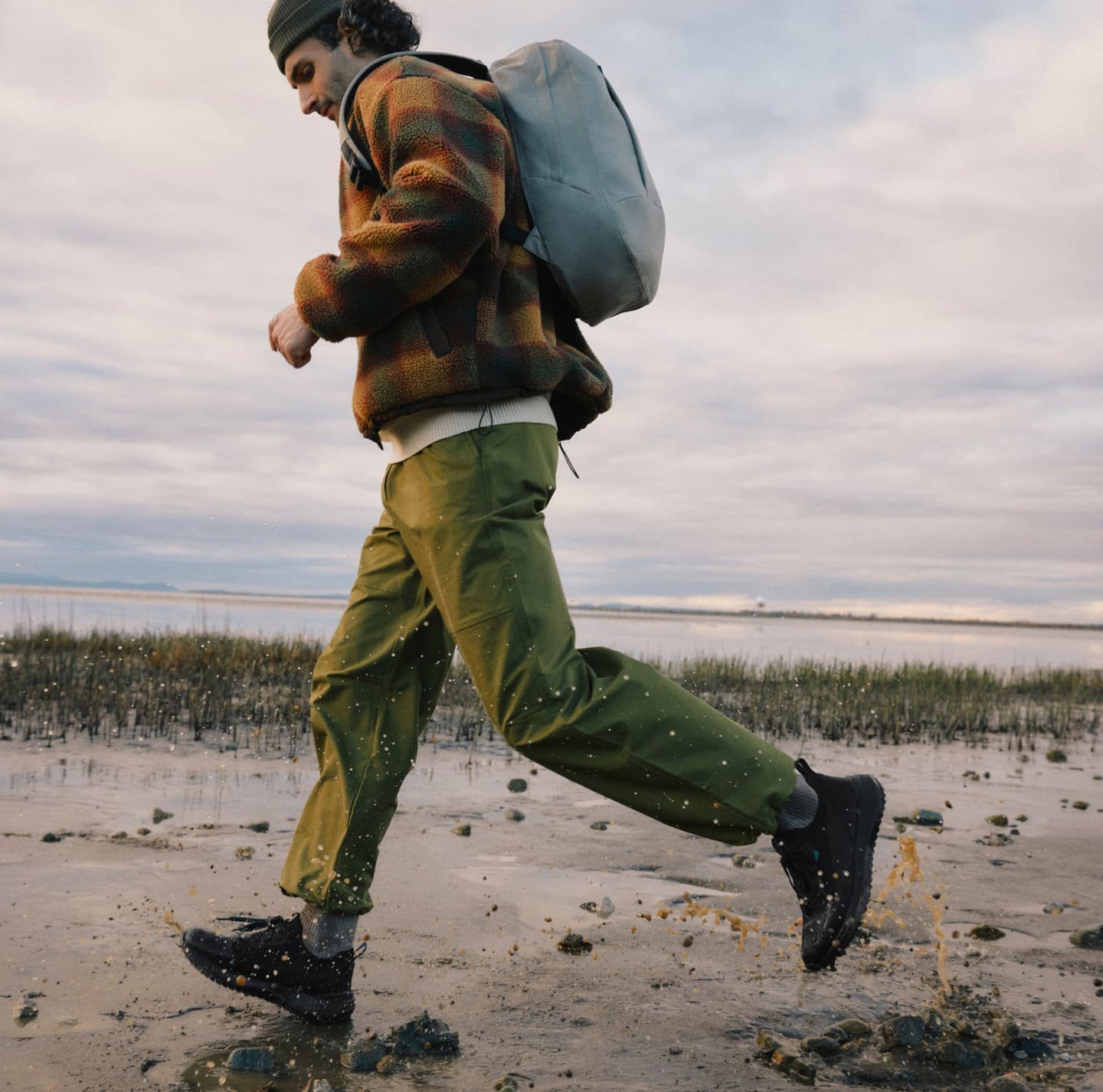 Men's Stormburst Low Top - Black | Vessi