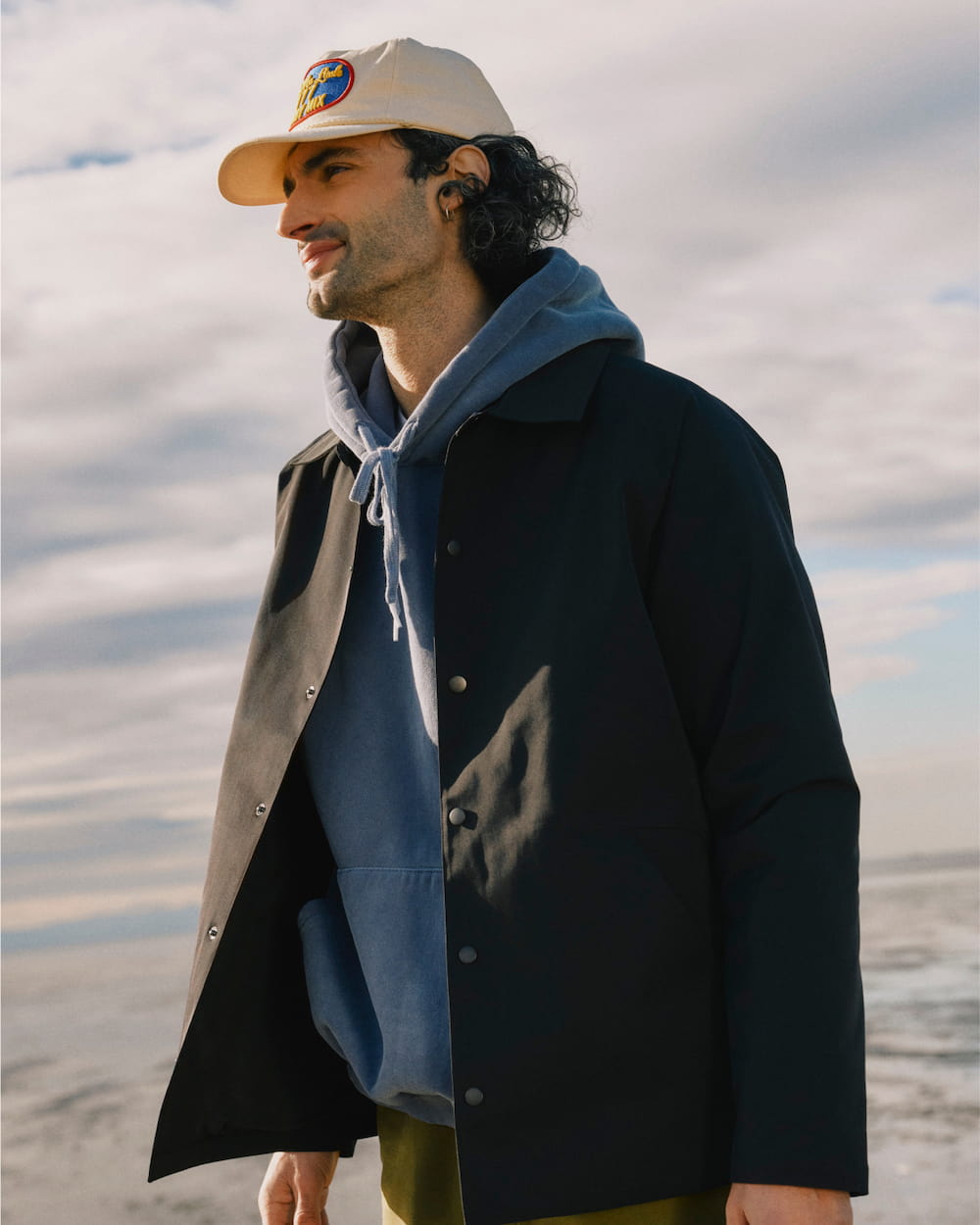 Men's Westerly Coach Jacket - Black | Vessi