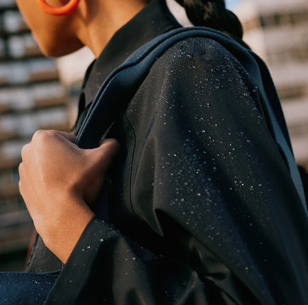 Men's Westerly Coach Jacket - Black | Vessi Footwear