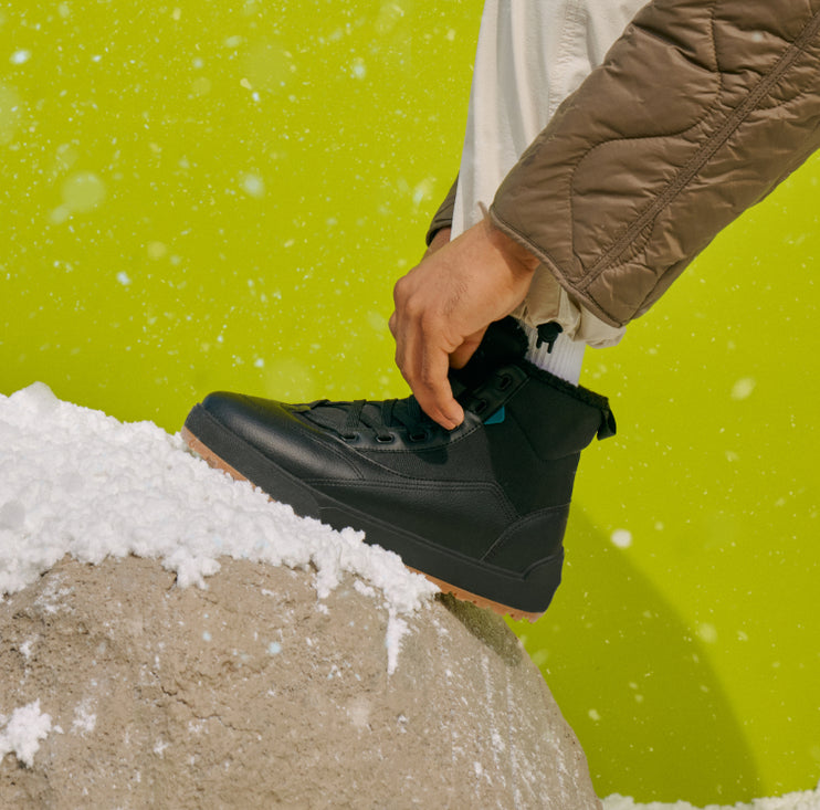 Women's Alta High Top - Asphalt Black | Vessi