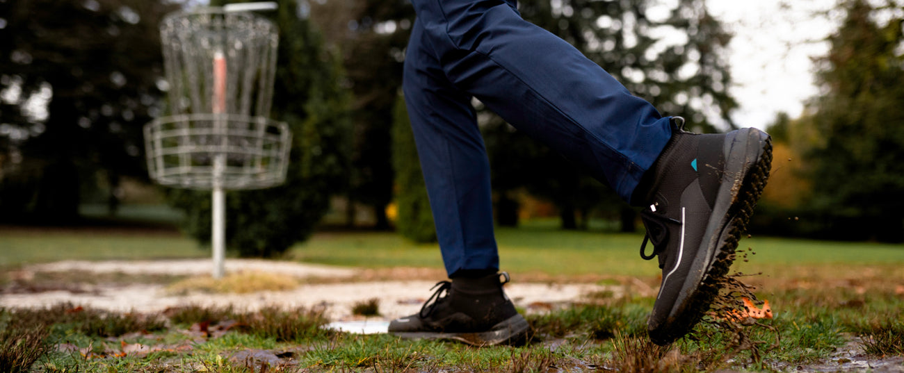 Vessi | Disc Golf rain or shine in 100% waterproof shoes